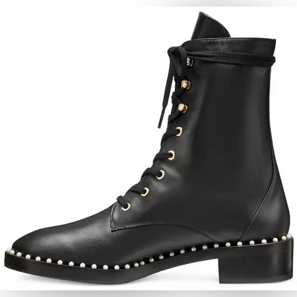 Stuart Weitzman | Shoes | Nib Stuart Weitzman Sondra Leather Combat ...
